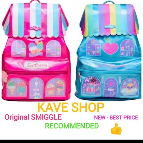 Jual SMIGGLE Bag Bag pack Girl - ORIGINAL SMIGGLE - NEW - Biru ...
