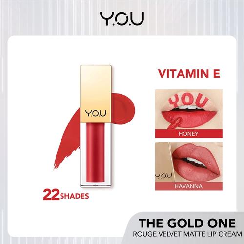 Jual YOU Rouge Velvet Lip Cream | Lip Cream Matte Long Lasting - 09 ...