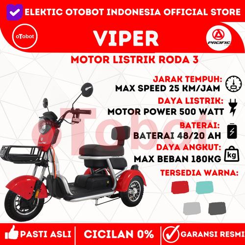 Promo Motor Listrik VIPER by Pacific - LAVA RED Cicil 0% 3x - Kota ...