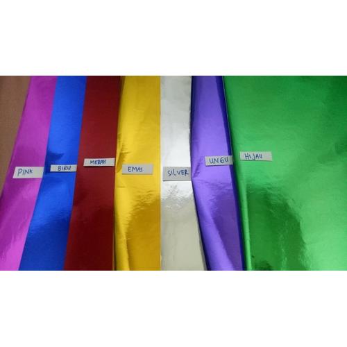 Jual Kertas Metalic Metalik Kilap Kilat Blink Blink READY STOCK ...