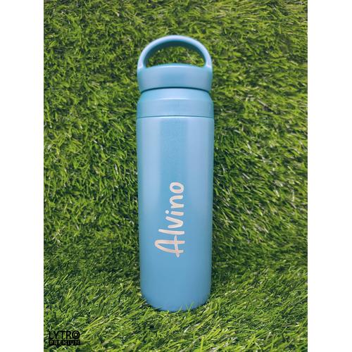 Jual Custom Grafir Nama / Logo Perusahaan Tumbler Japan Hook Travel 500ML - Putih - Kota ...