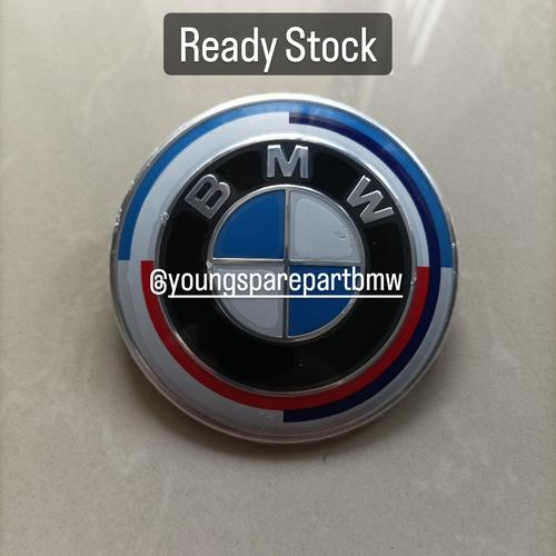 Jual Emblem Logo 50 Jahre BMW E46 E90 F30 F20 G20 G30 F44 E39 X5 X1 X3 ...