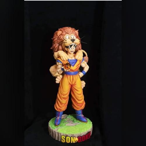 Jual GOKU & LION BY WHO/Q STUDIO (PREORDER) RESIN STATUE DRAGON BALL ...