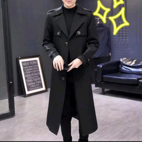 Promo jubah pria long coat/jas coat pria/blazer pria coat/jaket mantel ...