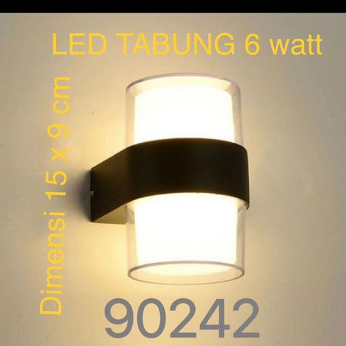 Jual lampu dinding led outdoor wall lamp led 4w 4 watt pilar lamp ...
