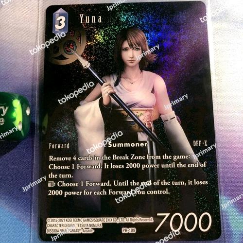 Jual final fantasy tcg yuna PR-109 foil original - Jakarta Barat - Jprimary | Tokopedia
