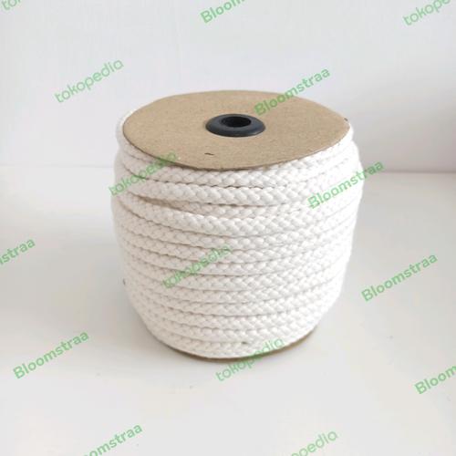 Jual Roll Tali Tambang Katun 6mm Kepang 6 mm Tali Tas Macrame Cotton ...