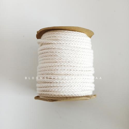 Jual Roll Tali Tambang Katun 5mm Kepang 5 mm Tali Tas Macrame Cotton ...