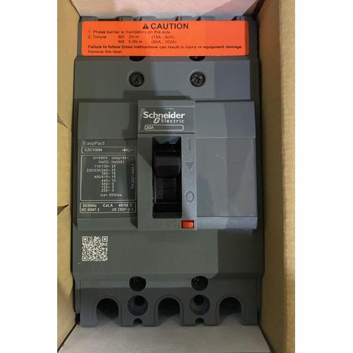 Jual MCCB EZC100N 3P 100A/80A/75A/60A SCHNEIDER - 100A - Kota Tangerang ...