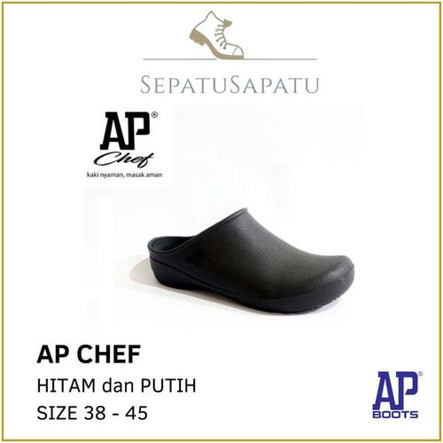 Jual Asli Sepatu Dapur Karet AP Boots Chef Slip On Safety Kitchen ...