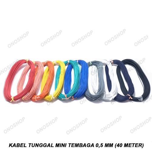 Jual Kabel Tunggal Mini Tembaga 0,5mm (40 Meter) - Merah - Jakarta ...
