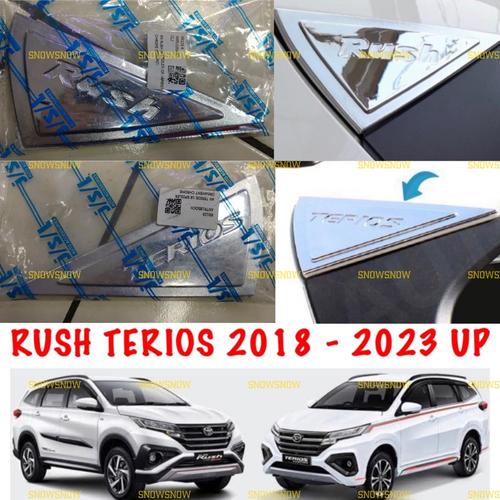 Jual Spoiler Ornament All New Rush Terios 2018 2020 2022 2023 UP Chrome ...