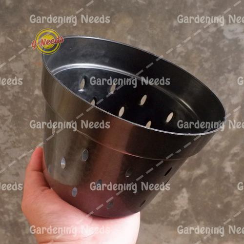 Jual Pot Tanaman / Pot Bunga Banyak Lubang NKT Poros 20 Hitam - Kota ...