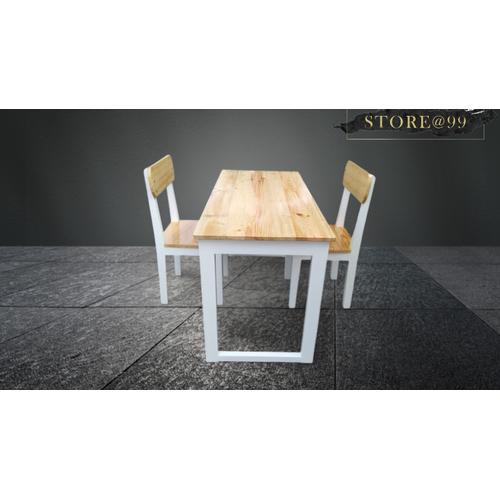 Jual MEJA RESTORAN|MEJA MAKAN|MEJA CAFE|MEJA SERBAGUNA 1 SET KAYU JATI ...