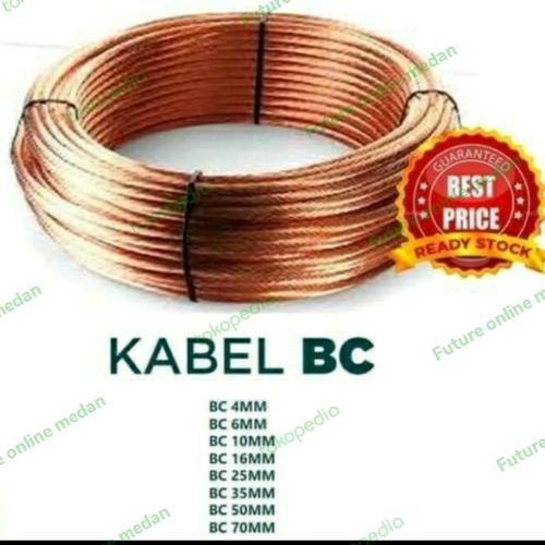 Jual Kabel BC 10 mm / cable ground / gronding 10mm / anti petir tembaga ...
