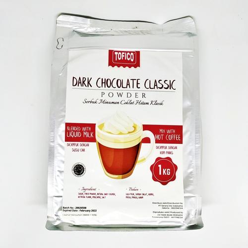 Jual Dark Chocolate Clasic Powder Tofico/Powder Dark Coklat Klasik ...