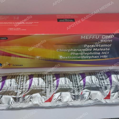 Jual Meffu DMP Strip 10 Tablet Obat Batuk Tidak Berdahak Pilek Flu ...