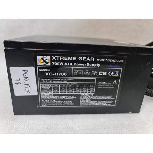 Jual XTREME GEAR 700W ATX POWER SUPPLY MODEL:XG-H700 6 PIN PCI EXPRESS ...