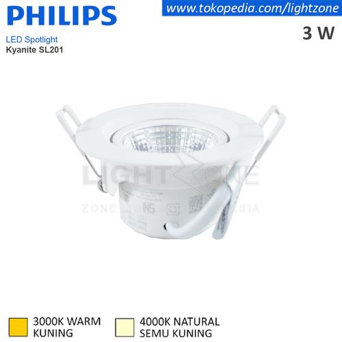 Jual Downlight LED Philips Recessed Spot Light SL201 Kyanite 3W ...