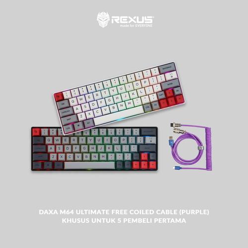 Promo Rexus Keyboard Bluetooth Gaming Mechanical Daxa M64 Ultimate ...