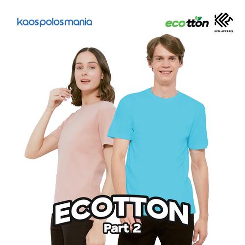 Promo Kaos Polos Lengan Pendek Ecotton KPM APPAREL Size Dewasa Part 2 ...
