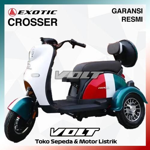 Jual Pacific Exotic Crosser Roda 3 650W / Sepeda Listrik Roda 3 Italy ...