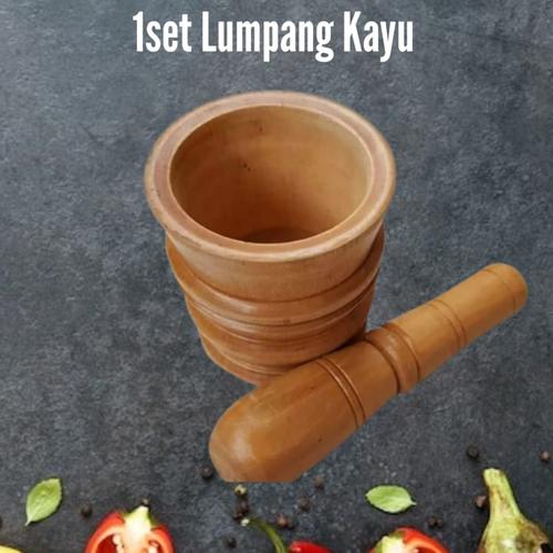 Jual LUMPANG KAYU TUMBUK - 1SET ALU - 13cm - Jakarta Timur - Kerajinan ...