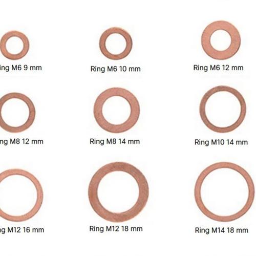 Jual ring tembaga m6 m8 m10 m12 m14 6mm 8mm 10mm 12mm 14mm - m6 10mm ...