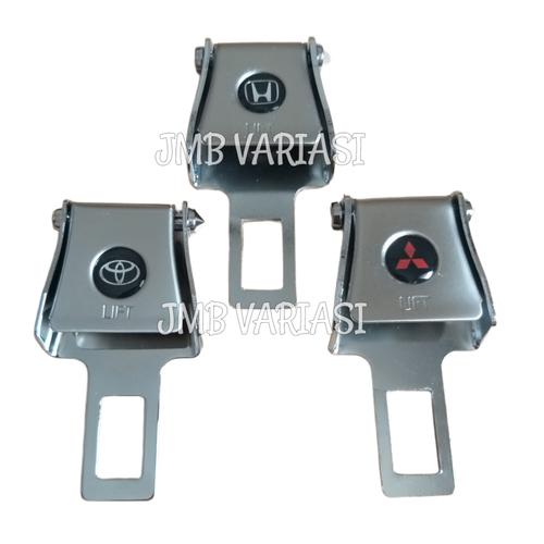 Jual Colokan Safety Belt mobil besi model pesawat / Seatbelt buzzer 2 ...