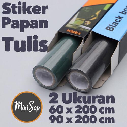 Promo STIKER PAPAN TULIS WHITEBOARD BLACKBOARD KAPUR STICKER 60X200CM ...
