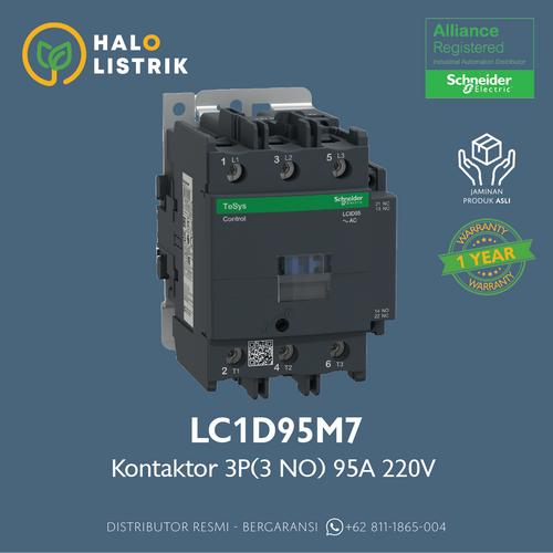 Jual LC1D95M7 contactor 3P(3 NO) 95A 220V Schneider Electric - Jakarta Pusat - Halo Listrik ...