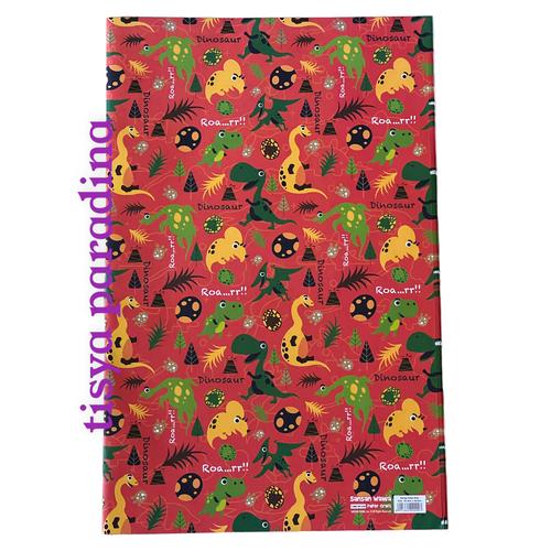 Jual Kertas Kado Sansan Wawa Motif Dino Kota Tangerang Selatan Tisya Paradina Tokopedia