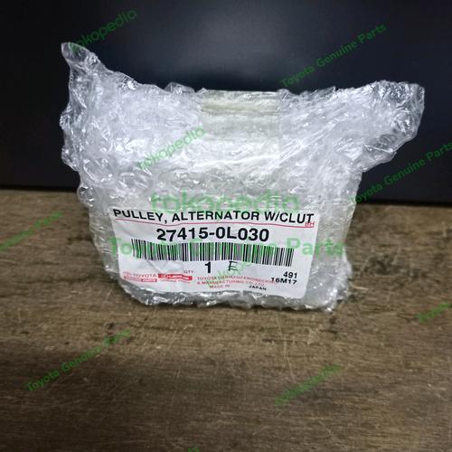Jual Pulley Alternator Inova,Fortuner Orisinil 27415-0L030/30020 ...