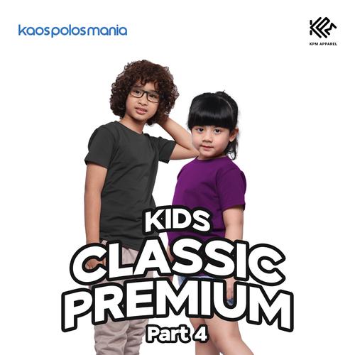 Promo Kaos Polos Lengan Pendek KPM Apparel Classic Premium Size Kids ...