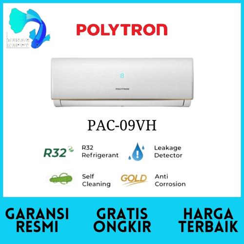 Jual AC Polytron 1 PK PAC-09VH Deluxe 2 Standard 1pk 09 VH - UNIT ONLY ...