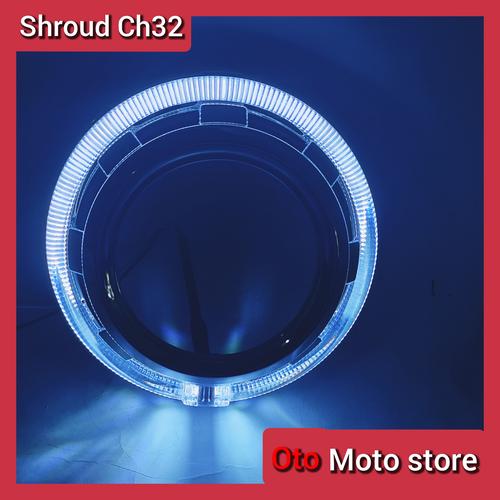 Jual CH32 - Casing Shroud Projector 3 inch Crystal Angel Eyes Ch32 ...