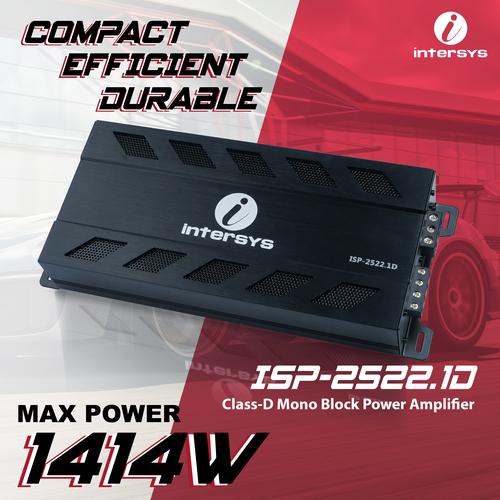 Jual Mono Block Power Amplifier Class-D Intersys ISP 2522.1D - Jakarta ...