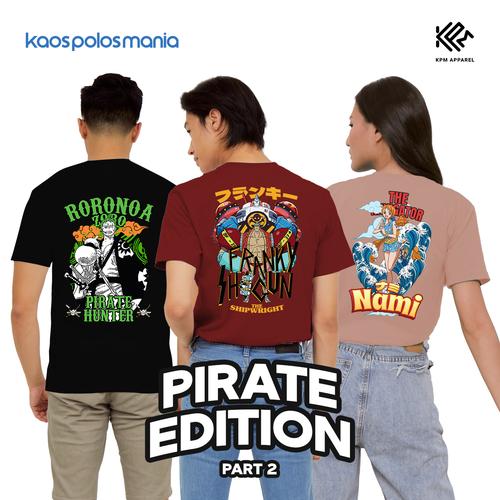 Promo Kaos Distro Edisi One Piece Part 2 bahan katun 20s - KPM ZORO, M ...