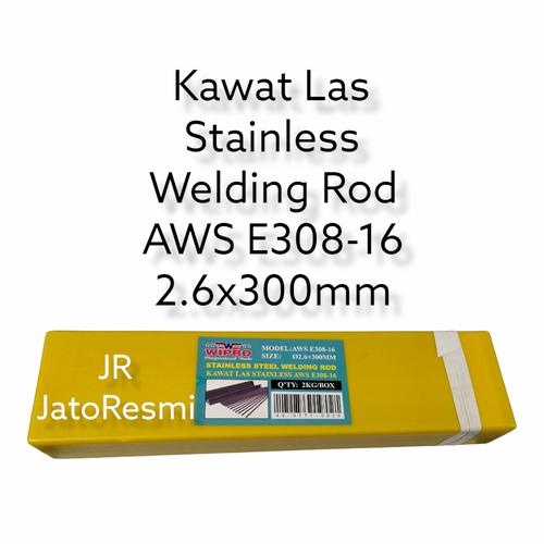Jual Kawat Las Stainless Welding Rod AWS E308-16 2.6x300mm - Kota ...