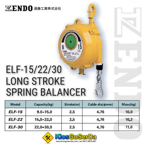 Jual SPRING BALANCER ENDO ELF-15 (9-15 KG) LONG STROKE 2,5M | ELF15 ...