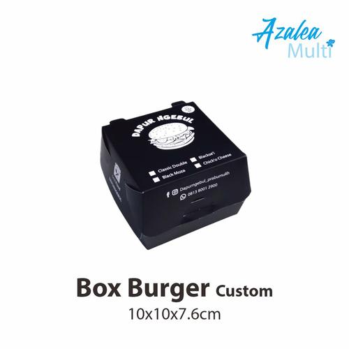 Jual Dus Burger Custom Desain, Box Burger, Dus Burger, Kemasan Burger ...