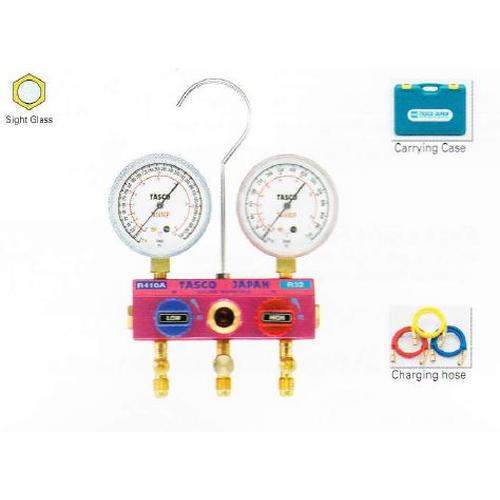Jual TASCO GAUGE MANIFOLD KIT TA 122GP1 manifol AC asli jepang R410a ...