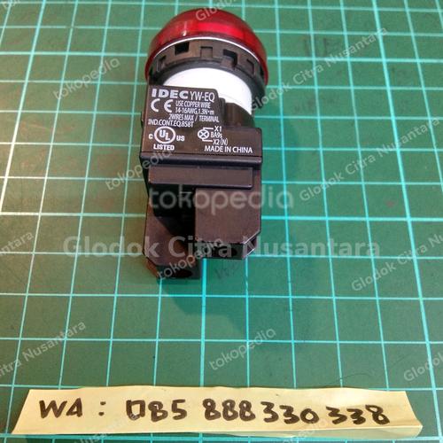 Jual Idec YW-EQ Pilot Lamp 230/240V Diameter 22mm Merah,Kuning,Hijau ...