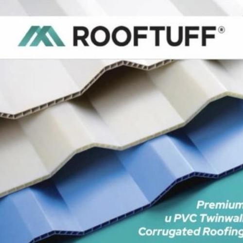Jual ATAP uPVC ROOFTUFF - PUTIH dan BIRU FREE ONGKIR - Putih, 1 meter ...