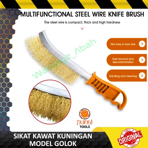 Jual SIKAT KAWAT LAS BAJA KUNINGAN MODEL GAGANG GOLOK BENGKOK WIRE ...