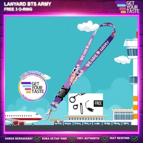 Jual Lanyard Pod Stick Vape + O Ring Karet Kalung Authentic - Bts Army ...