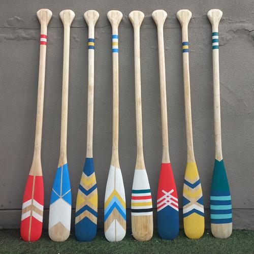 Jual Dekorasi Dayung Kayu Jumbo Bermotif barang unik Home Decor - Motif ...