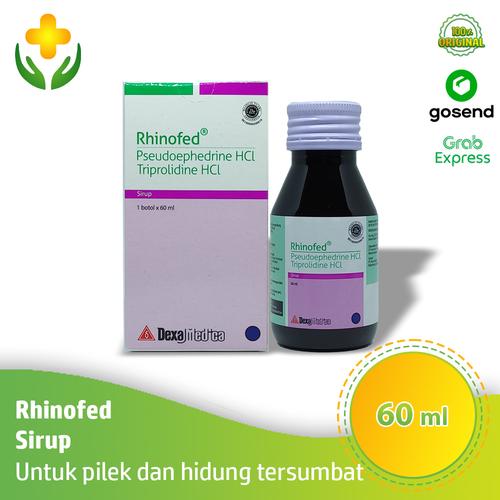 Jual Rhinofed Sirup 60 ml Obat Pilek Anak Dewasa - Kab. Sidoarjo ...