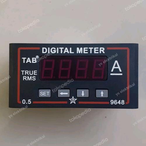 Jual Ampere Meter Digital DC LED 96 x 48 mm Via Shunt 60mV - Jakarta ...