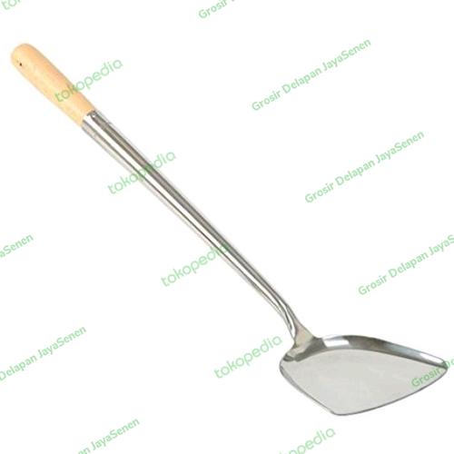 Jual Sodet Sutil Jumbo Gagang Kayu 50cm/ Sodet Sutil Jumbo Restoran ...